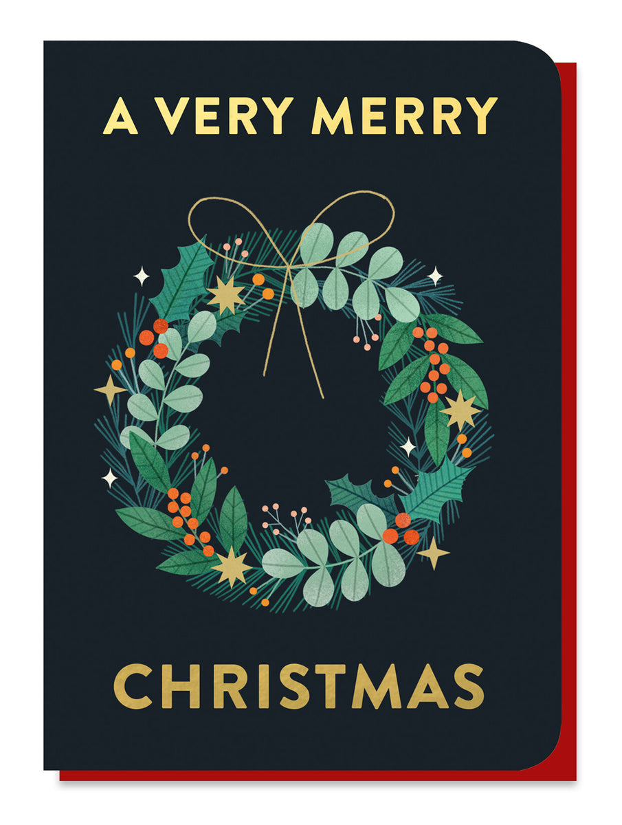 Wreath Christmas Tree Seedstick Card – Grace & Favour Home
