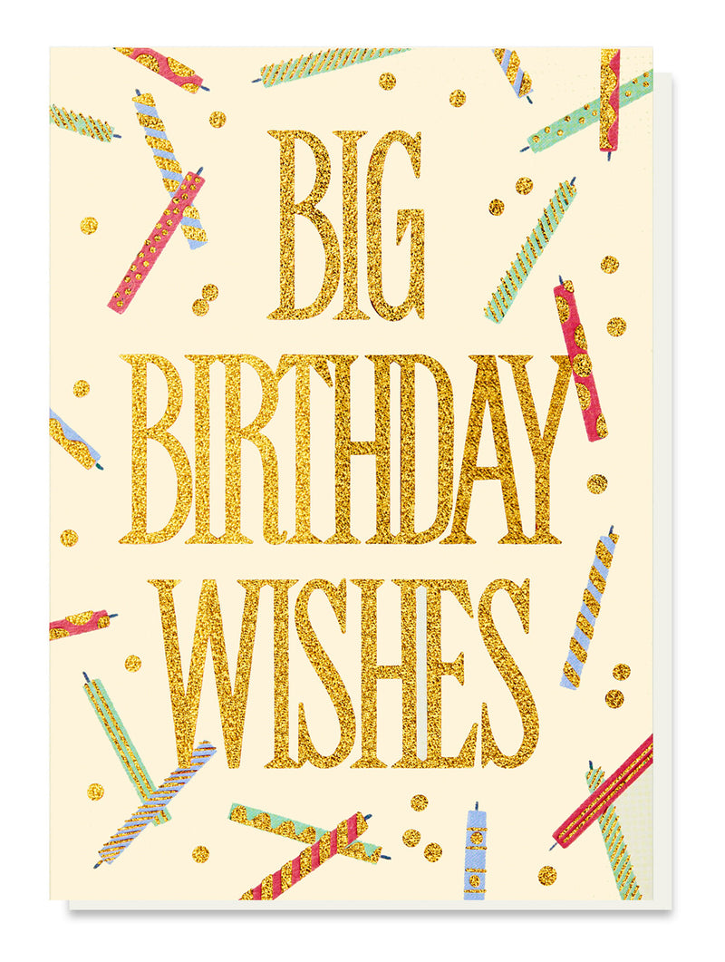 Big Birthday Wishes Card – Grace & Favour Home