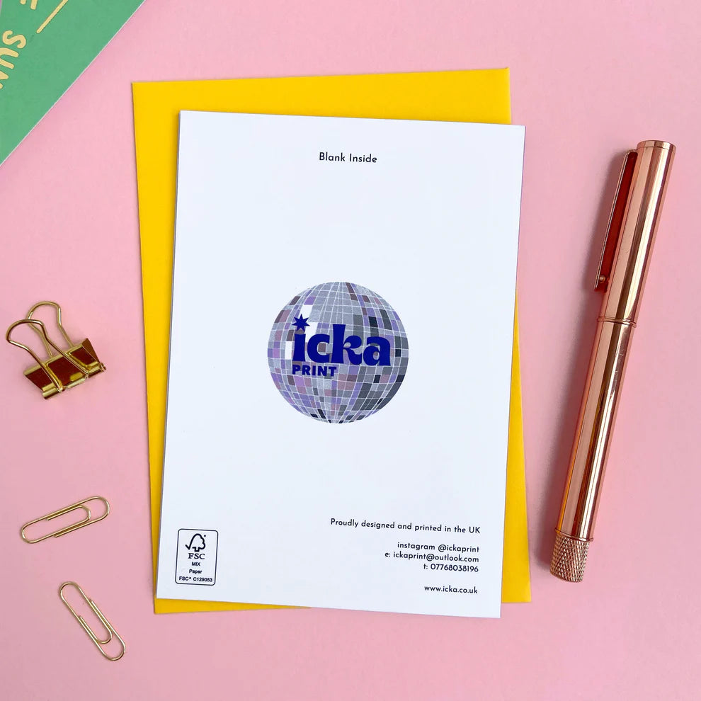 Disco Ball Birthday Card – Grace & Favour Home