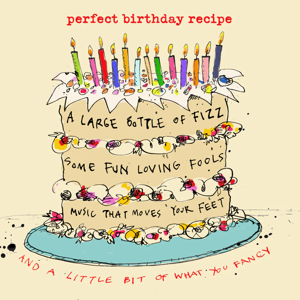 Birthday Recipe Card – Grace & Favour Home